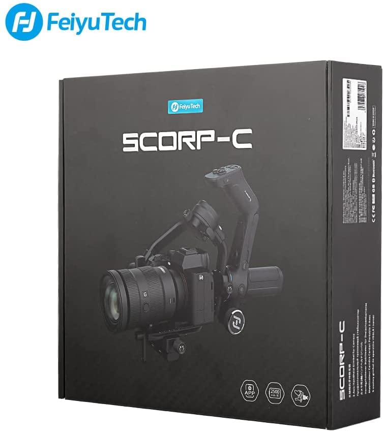 FeiyuTech SCORP-C Camera Stabilizer Gimbal for DSLR and Mirrorless Camera, Camera Handheld ...