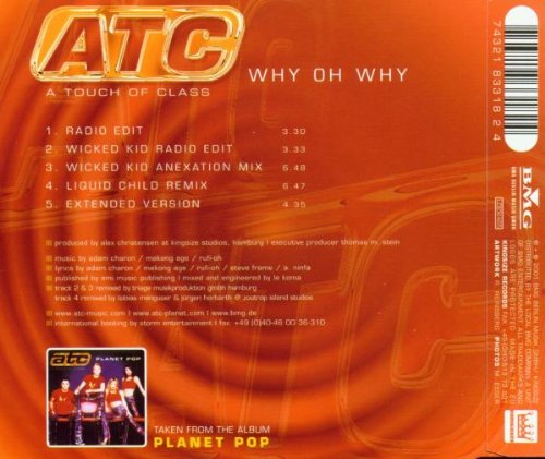 ATC (A Touch of Class) Album: «Why Oh Why»