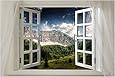 Amazon.com: Window onto beautiful Lake SCENIC POSTER 24X36 water ...