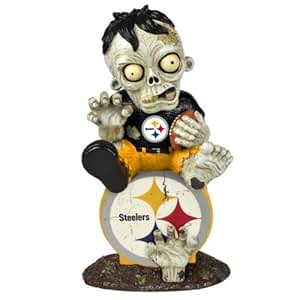 Amazon.com : NFL Pittsburgh Steelers Zombie On Logo Figurine : Sports ...