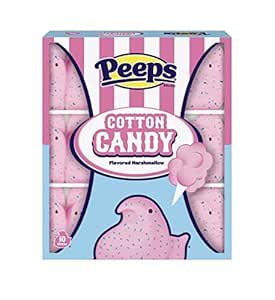 Amazon.com : Cotton Candy Peeps (Single Pack of 15 Chicks) : Grocery ...