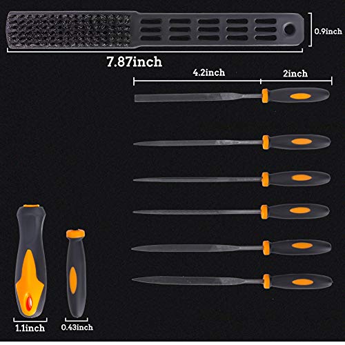 17Pcs File Tool Set with Carry Case,Premium Grade T12 Drop Forged Alloy ...