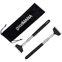 Amazon.com: 2 Pack Portable Extendable Back Scratcher, goodMANA Metal ...