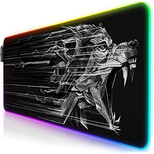 TITAN-WOLF RGB Gaming Mouse Pad - XL Extended Size For Keyboard and ...