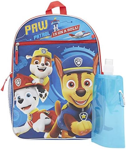 Paw Patrol Backpack Combo Set - Paw Patrol 3 Piece Backpack Set - Chase ...
