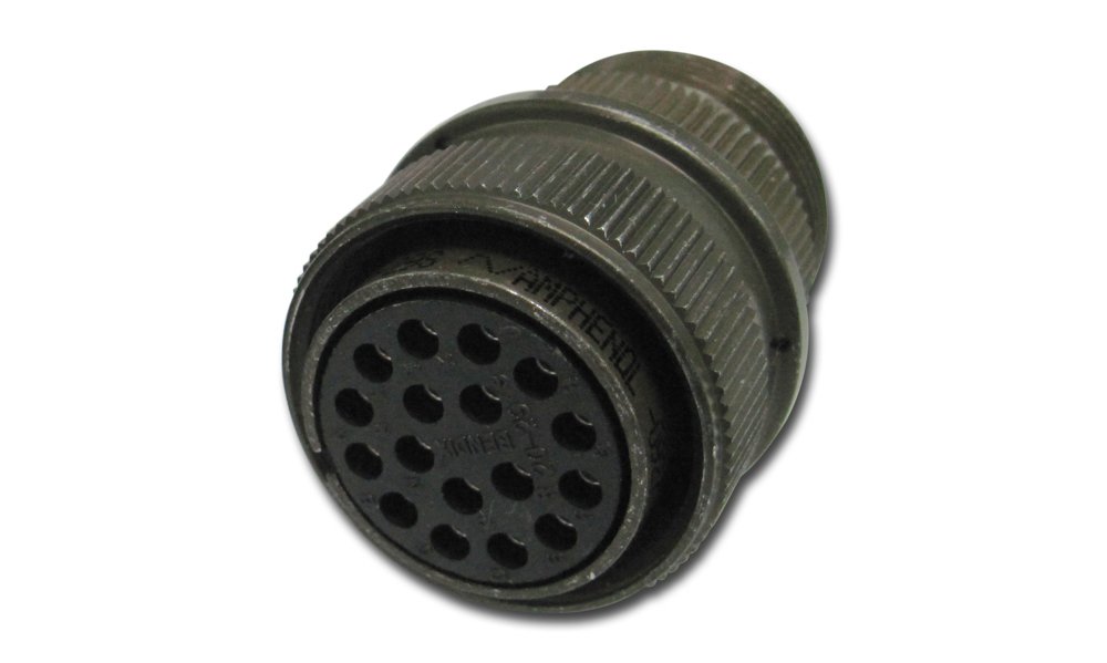 Amphenol Industrial MS3106A14S-2S Circular Connector Socket, General Duty, Non-Environmental ...