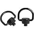 Amazon.com : LUORNG 2 Pack D-Type Screw Stainless Steel D Ring Screw Hinged Holder Camera Fixing ...