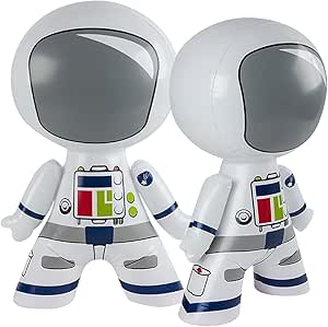 Amazon.com: ArtCreativity 21 Inch Astronaut Inflates, Set of 2 ...