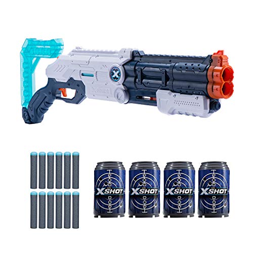 XSHOT Excel Vigilante (12 Darts + 4 Shooting Targets) by ZURU, XSHOT ...