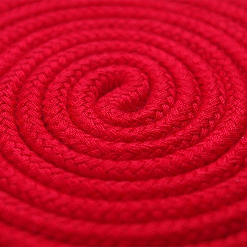 32 Feet 1/3inch(8mm) Red Cotton Rope Diameter Durable And Sturdy Long ...