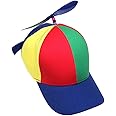 Amazon.com: MYCENSE Propeller Hat Helicopter Cap Rainbow Top Hat ...