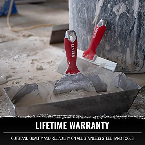 Deluxe Drywall Hand Tool Set, Stainless Steel - LEVEL5 | Pro-Grade ...