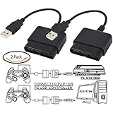 Amazon.com: HDE 2 Controller Adapter Playstation 2 to USB for Sony ...