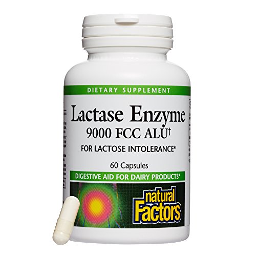 Natural Factors, Lactase Enzyme, Digestive Aid For Lactose and Dairy ...