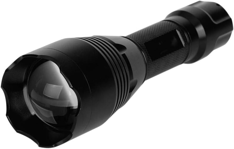 Hunting Torch Red Light, Zoomable Hunting Flashlight with Red LED 350 ...