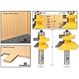Yonico 15227 2 Bit Tongue and Groove Router Bit Set, Cutting Height 1-1 ...