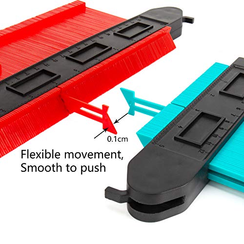 Contour Gauge with lock 10", 5" Profile Gauges Plastic Contour ...