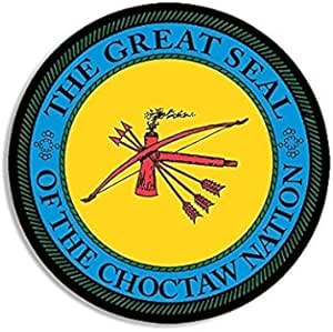 Amazon.com: Round Choctaw Nation Seal Sticker (Decal Logo American ...