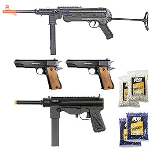 Amazon.com : BBTac Airsoft Gun Package - World War II Collection of 4 ...