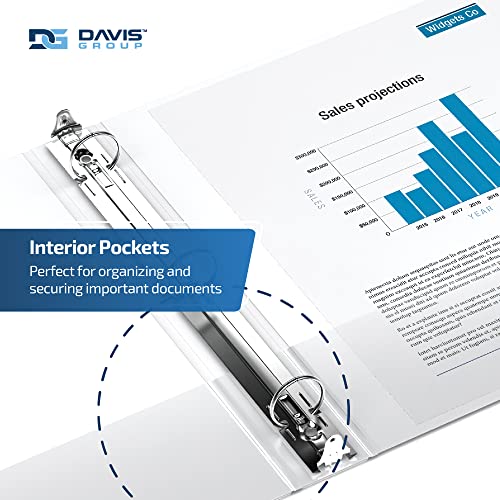 Easyview Premium, 1-Inch Mini Binder, 8.5"x5.5", 3-Ring Binders for ...