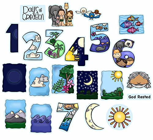 Days of Creation 23 PRECUT Felt Figure for Bible Felt/Flannel Board ...