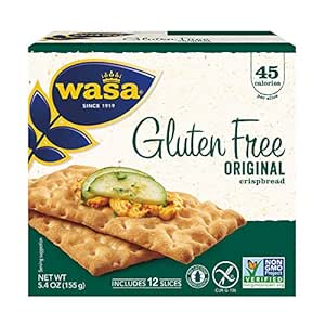 Wasa Gluten Free Original Crispbread, 5.4 Ounce (Pack of 10): Amazon ...