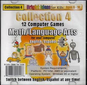 Amazon.com: Collection 4 (12) Computer Games Math/Language (ages 6-10)