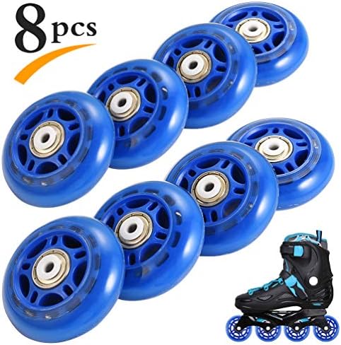 RUNACC Inline Roller Skate Wheels 82A 70mm Premium for Replacement ...