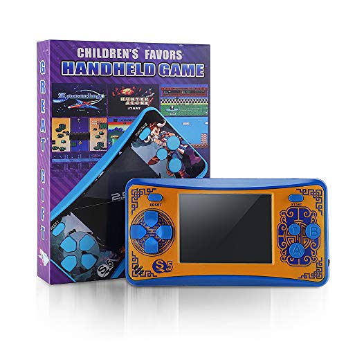 QoolPart Handheld Game Console for Children, Retro Arcade Video Gaming ...