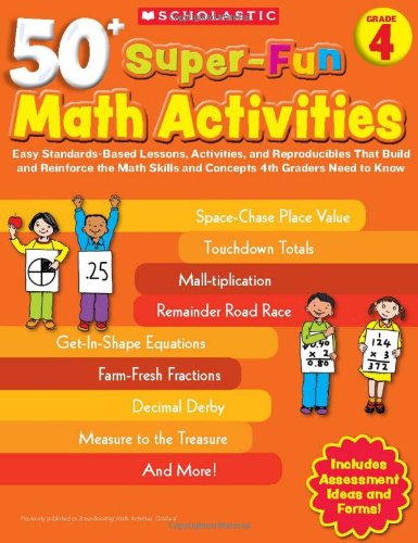 Buy 50 Super Fun Math Activities Grade 4 Easy Standards Based 