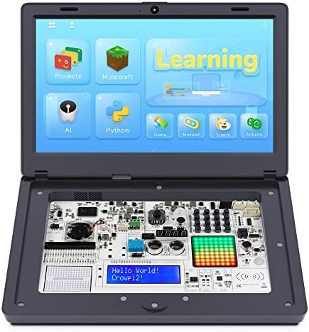 Raspberry Pi 4 Kits, CrowPi2 Raspberry Pi Laptop, Programming Kit for ...