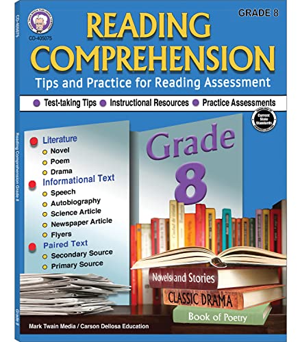 Reading Comprehension, Grade 8 : Cameron, Schyrlet, Myers, Suzanne ...