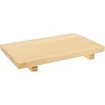 Amazon.com: Luxshiny Japanese Sushi Serving Tray Wood Sushi Roll Plate ...