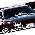 Amazon.com - Noizzy Royal Stance Crown Car Sticker Front Windshield ...