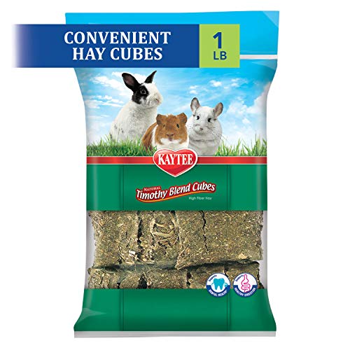 Kaytee Timothy Hay Blend Cubes for Pet Rabbits, Guinea Pigs ...