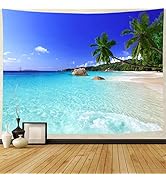 Amazon.com: Tapestry Ocean Beach Tapestry Wall Hanging Tropic Paradise ...