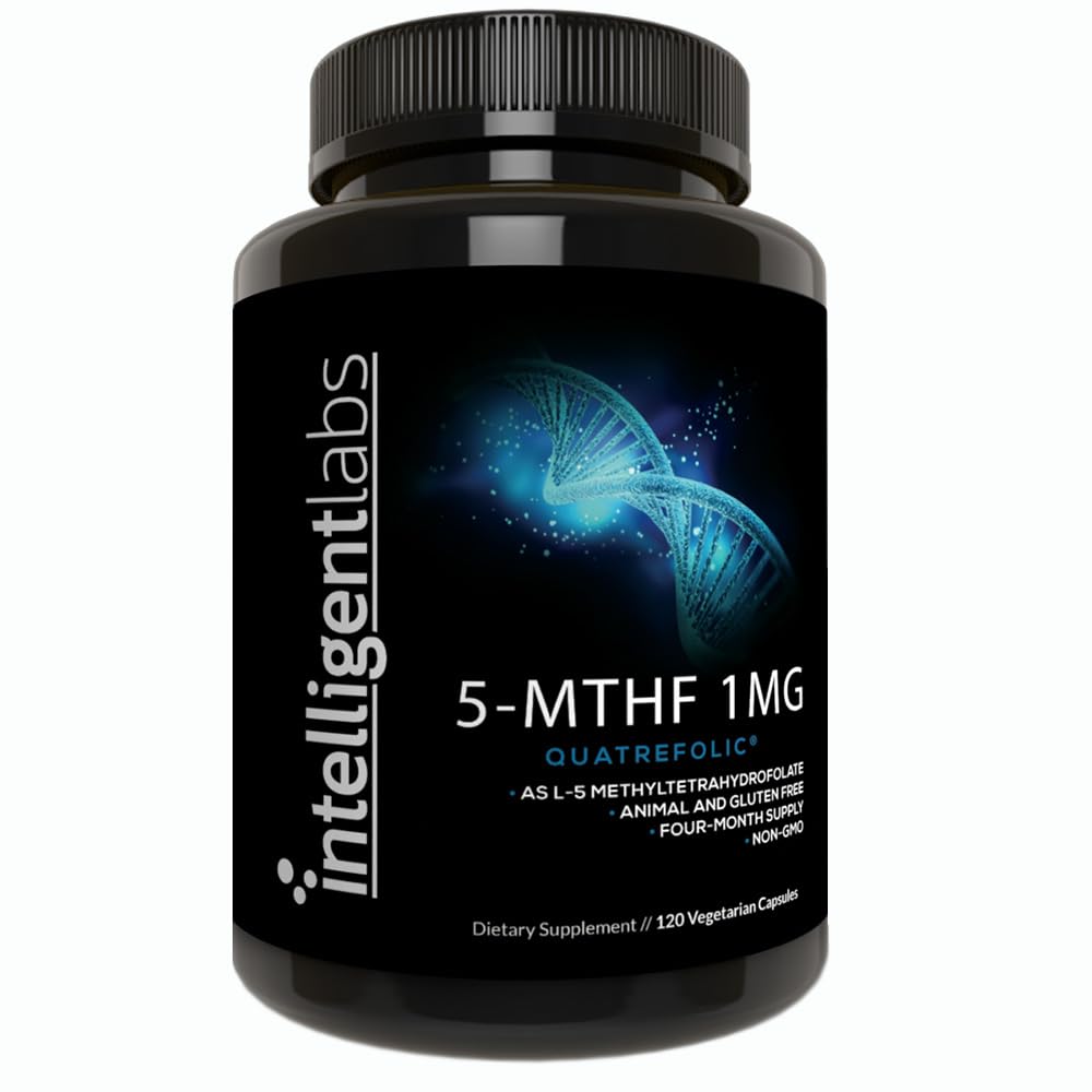 Mua Intelligent Labs 1MG 5-MTHF Methylfolate, 120 Capsules, 4 Months Supply, Best Value Folic ...
