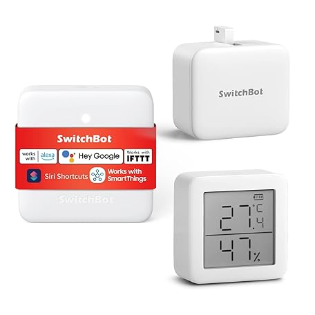 Mua SwitchBot Hub Mini Switch Finger Robot Thermometer/Hygrometer, Set ...