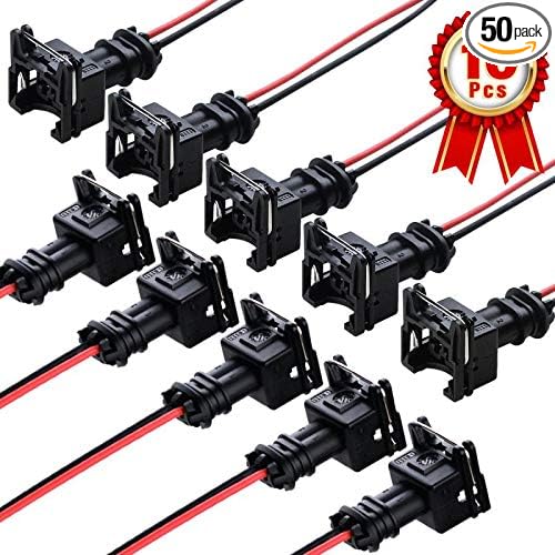 Fuel Injector Connector EV1 OBD1 Plug Wire Harness Pigtail Wiring Loom ...