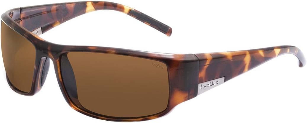 Bolle King Sunglasses, Dark Tortoise with Polarized A Lens: Amazon.ca ...