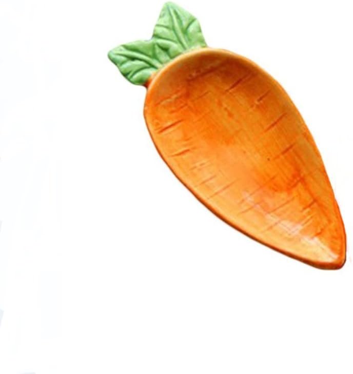 Amazon.com | Ceramic Carrot Shape Sushi Dipping Bowls Appetizer Plates ...