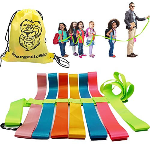 Safety Walking Rope with Colorful Handles for Up to 6 Children,10 ...