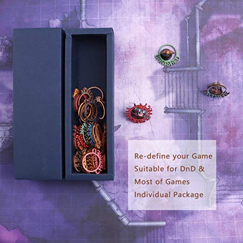 Dungeon & Dragons Condition Markers DND Status Rings for Miniatures ...