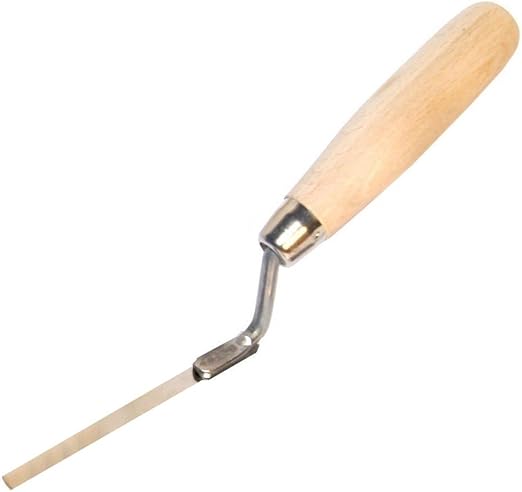 Finger Trowel 6mm, Brick Jointer, Pointing, Tuck with Wooden Handle ...