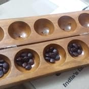 Buy Ancient Living Vamana Guntalu / Pallanghuzi / Mancala Wooden Board ...