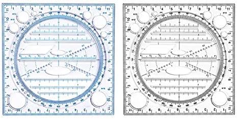 Cutogain Rulers,Stationery,Multifunctional Drawing Ruler Multipurpose ...