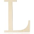 Amazon.com: Large Wooden Letters 12 Inch Paintable Wood Letter L for ...
