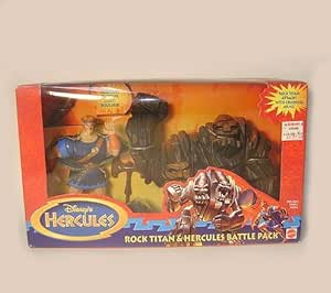 Amazon.com: Disney's Hercules & Rock Titan Battle Pack Playset : Toys ...