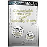 LightDims White Dims Dimming/Softening Sheets for Harsh LED Lights ...