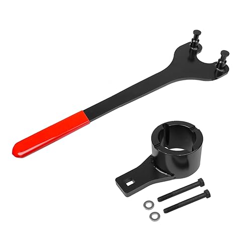 AFEISOL Crankshaft Pulley Removal Tool & Harmonic Damper Pulley Holding ...